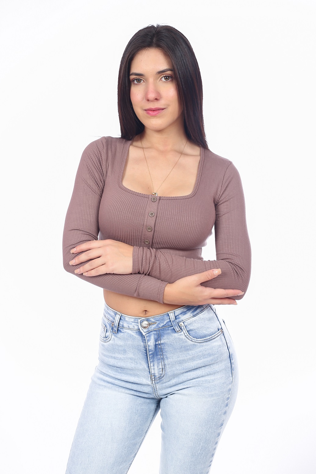Top Rocio Cocoa – Brunella Horna