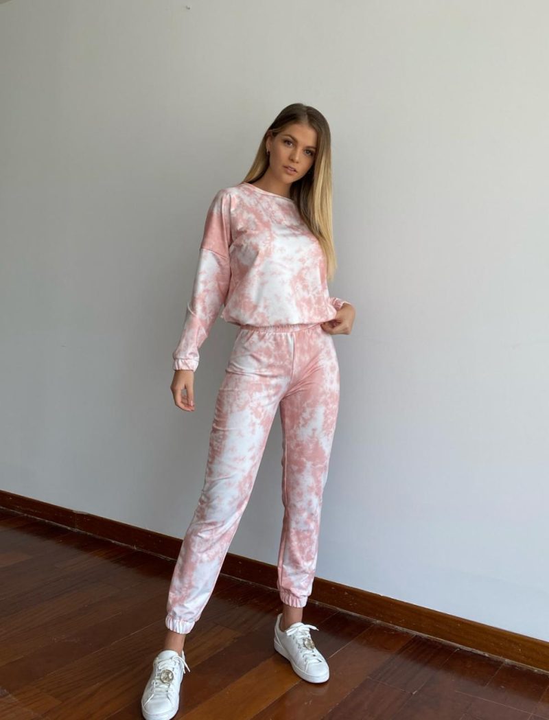Buzo Tie Dye Salmon (Set Completo) – Brunella Horna